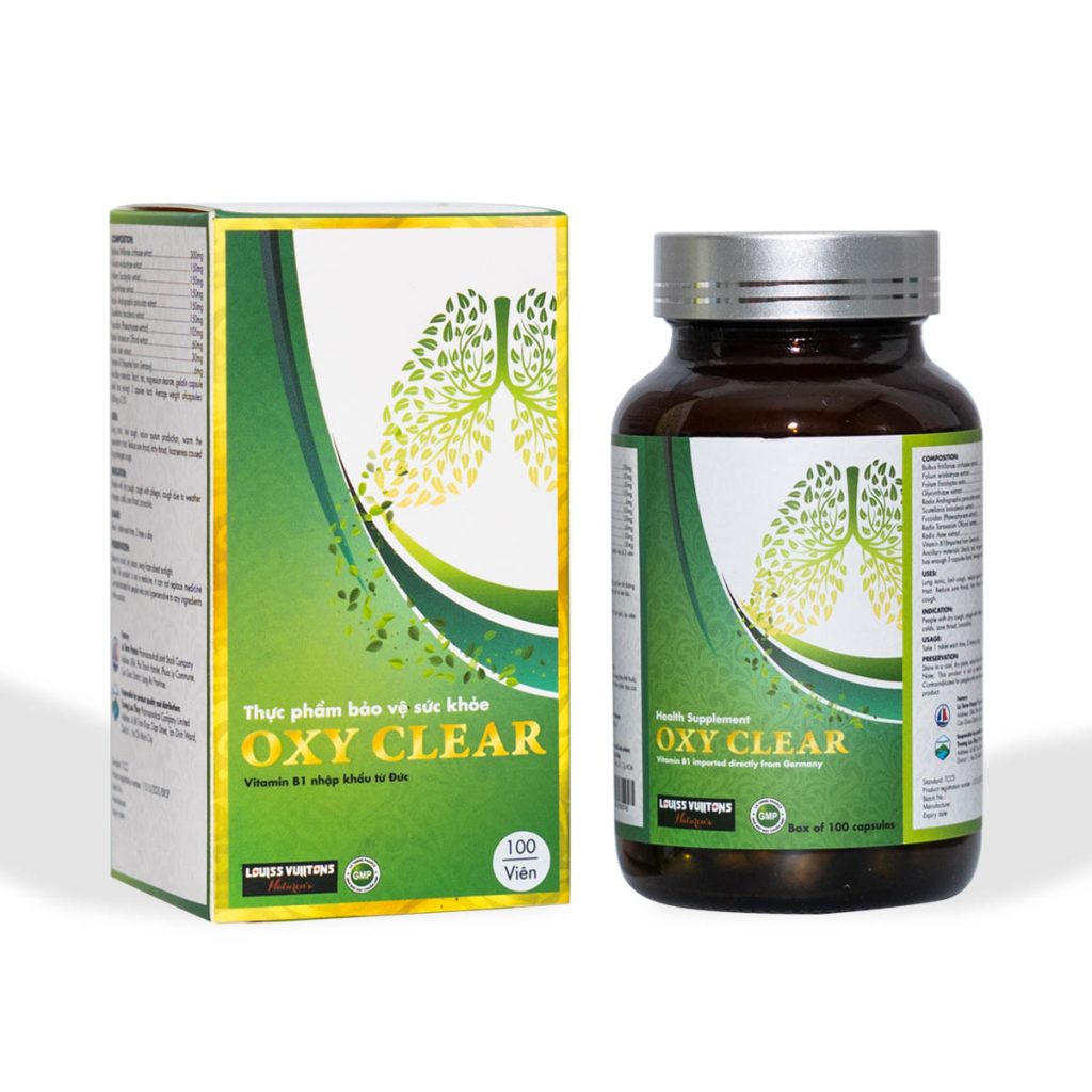 Oxy Clear - Hỗ trợ bổ phế, hạn chế ho nhiều. - Trường Lưu Thuỷ