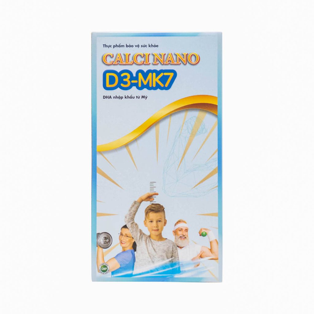 CALCI NANO D3 MK7 - Bổ sung Canxi và Vitamin D3